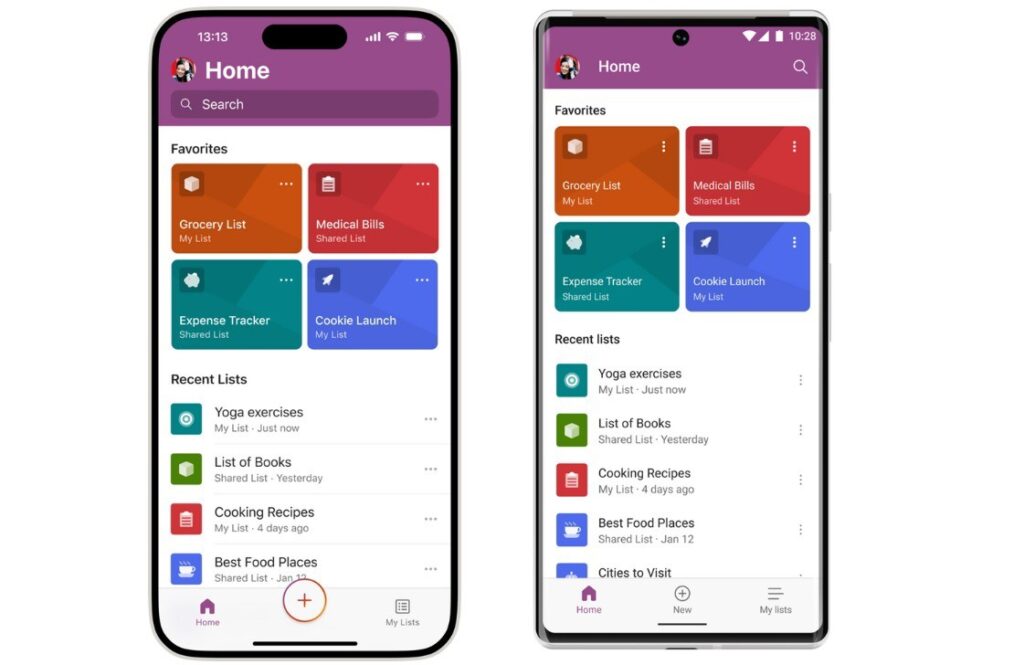 Microsoft launched Lists app for iOS and Android